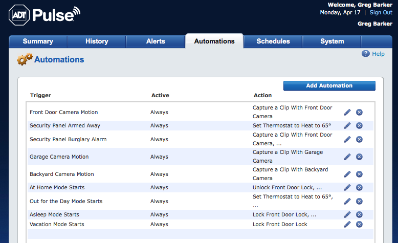 Five ADT Pulse Must Have Programed Events